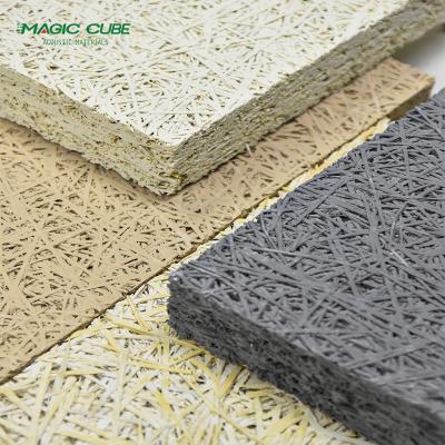 China Conference Room Sound Absorbing 15mm/20mm Thickness Indoor Installation Hexagon Wool Wood Panel for sale