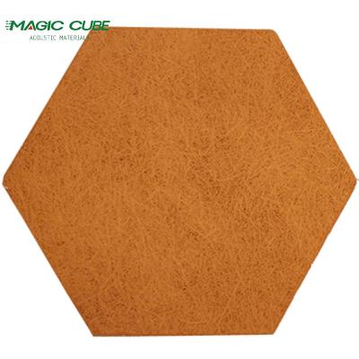 China Modern Style Cement Fiber Wall Panel 15mm/20mm Thickness Wool Wood Acoustic Panels For Gym for sale