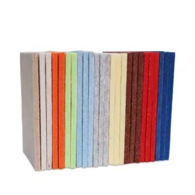 China Sound Absorbing Fire-proof Acoustic Panel CE Certificate Wall Ceiling Polyestercolorful PET Acoustic Panel With Low Price for sale