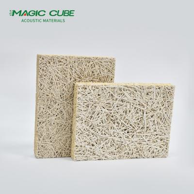 China Cement Fiber Board Colorful Interior Decorating Wood Wool Sound Absorbing Panel for sale