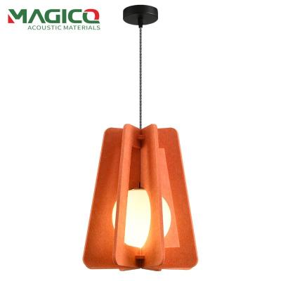 China Modern Style Polyester Fiber Lampshade Indoor Shade Cover Pet Acoustic Shade Felt Lamp Pendant Light Chandelier for sale