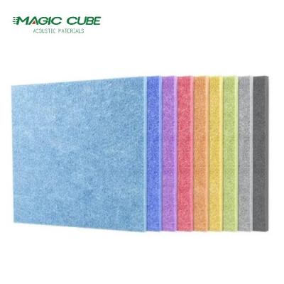Cina 9mm Snow White Fiber Board acustico 100% di fibra di poliestere riciclabile in vendita