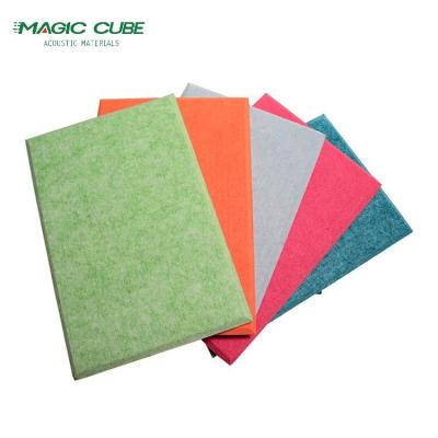 Cina 9mm Snow White Fiber Board acustico 100% di fibra di poliestere riciclabile in vendita