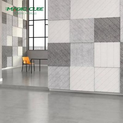 Cina 9 mm di spessore pannello acustico in fibra di poliestere per la progettazione di pareti interne in vendita