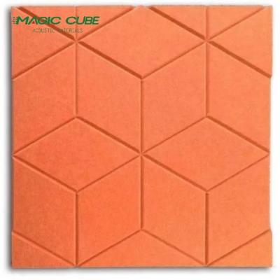 China Painéis de absorção sonora de poliéster de espessura 9 mm para placas de PET de parede à venda