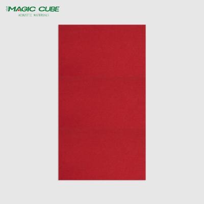 China Red Color 9mm/12mm Polyester Fiber Acoustic Panel Polyester Sound Absorber for sale
