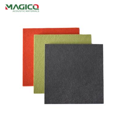 China Painéis acústicos de fibra de poliéster com painéis de parede acústicos de fibra de PET fornecem redução de ruído superior em interiores 3D modernos à venda
