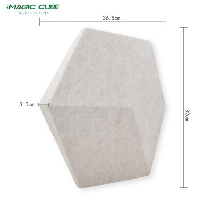 Chine Panneau PET acoustique 3D sur mesure pour le traitement acoustique dans divers environnements à vendre