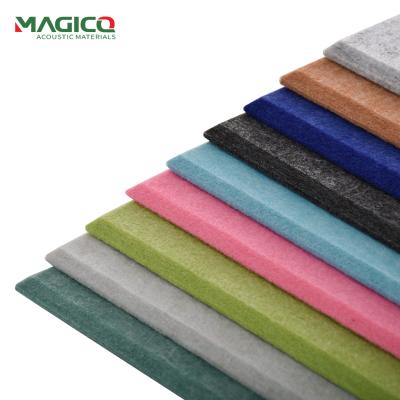 China Painéis Acústicos de Fibra de Poliéster e Painéis Acústicos de Parede de Fibra PET oferecem design acústico 3D premium para escritórios e estúdios à venda