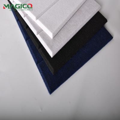 China Sound-Absorbing Polyester Fiber Acoustic Panel Interior Wall Design PET Acoustic Panel for sale
