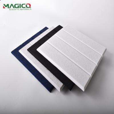 China Noise Control Solution PET Acoustic Panel 12mmThickness Polyester Fiber Acoustic Sheet for sale
