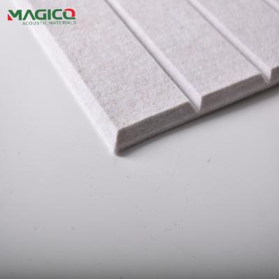 China Fireproof Polyester Fiber Acoustic Panel for Public Spaces and Entertainment Venues for sale