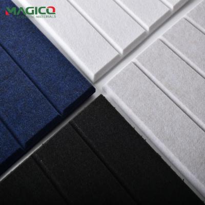 China Fire-Resistant Polyester Fiber Acoustic Sheet 12mm Sound Absorption Acoustic Polyester Panels for sale