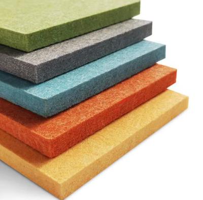 China polyester fiber acoustic panels diy sound deadening panels decorative sound board polyester fiber sound absorbing board for sale