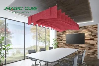 China Interior Decorative Sound Absorption Polyester Fiber Ceiling Panels PET Acoustics Felt for sale