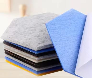 중국 폴리에스터 섬유 흡음 패널 파란색 흡음 벽 패널 DIY 흡음 패널 판매용