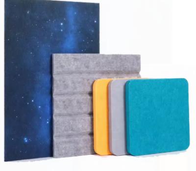 중국 폴리에스터 섬유 흡음 패널 가정용 흡음 벽 예술 판매용