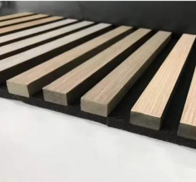 중국 나무 살 음향 벽 패널 판매용