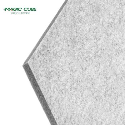 China Hexagon Shape Polyester Fiber Acoustic Panel Noise Reduction and Soundproof PET Panel for sale