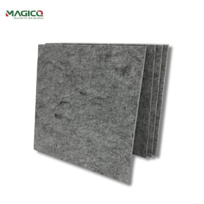 China Polyester Fiber Acoustic Panel with Chamfer Edge Soundproofing PET Felt for sale