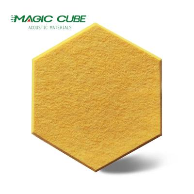 China Honeycomb-style Interior Design Hign Density PET Acoustic Panel For Conference Rooms Background for sale