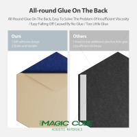 China Customizable Polyester Fiber Acoustic Panel Available In Various Sizes And Thicknesses for sale