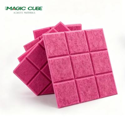 China Sound Absorbing Polyester Fiber Acoustic Panel Ideal For  Improving Audio In Recording Studios for sale