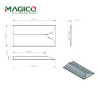 China Polyester Fiber Acoustic Panel Engineered For Quick Installation In Busy Space for sale