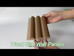Efficiently Improve Acoustics And Aesthetics With Suede Fabric And Felt Acoustic Wood Slat Wall Panels