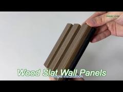 Wall MDF Acoustic Slat Wood Wall Panel For Theater Wooden Wall Panel