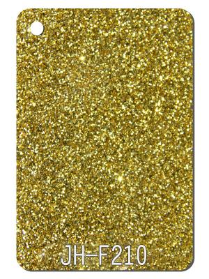 China 1220x2440mm Gold Glitter Acrylic Sheets House Wall Light Box Decor Eco Friendly for sale