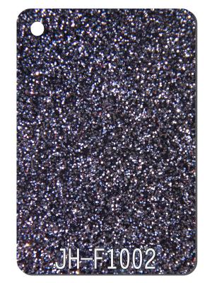 중국 3MM 두꺼운 흑회색 반짝거림 아크릴 시트 집의 핸드백 선물 상자 빛 장식 판매용