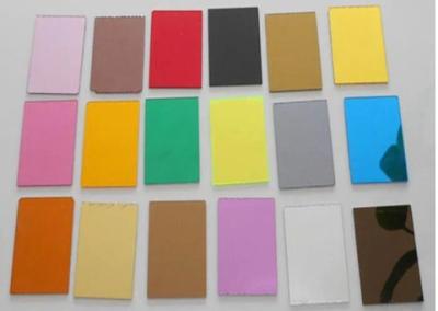 中国 金の銀製の風防ガラスアクリル ミラー シート1830x1220mm 1.2g/cm3 販売のため