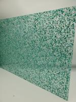 China Teal Green Glitter Cast Acrylic Sheet For Laser Cut DIY Crafts Decor for sale