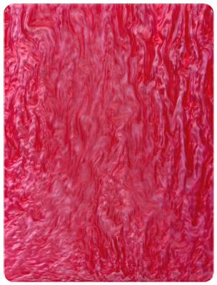China Rose Red Patterned Pearl Acrylic cubre la resistencia a las inclemencias del tiempo de 2440x1220m m en venta