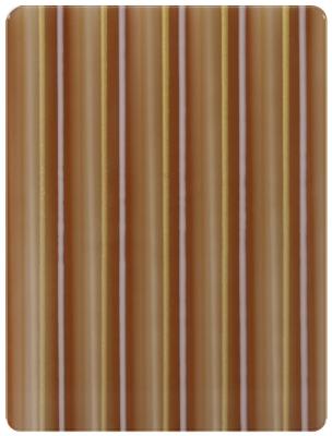 China Brown listrou a polegada acrílica moldada do painel 24X40 das folhas do teste padrão à venda