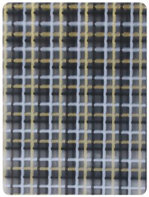 China SGS Black Grid Cast Pearl Láminas acrílicas para accesorios Hangbag en venta