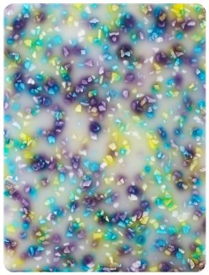 China 3mm Thick Blue Green Colored Cast Acrylic Perspex Sheets For Crafts Furniture for sale