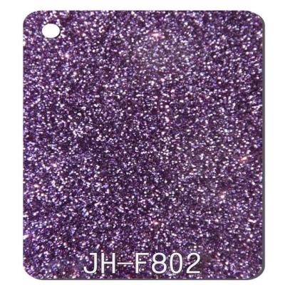 China 1/8 Inch Purple Glitter Acrylic Sheets 1220x2440mm Plexiglass Sheets Pricing for sale