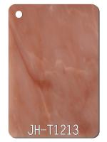 China Lightweight Reddish Brown Pattern Acrylic Sheet For Wall Panel for sale