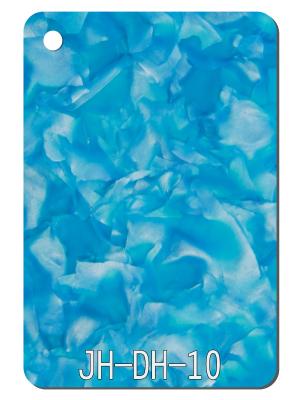 China Blue Petal Texture Patterned PMMA Acrylic Sheet Plastic Plate Home Lamp Cover à venda