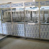 China Customize Ultrasonic Cleaning System Ultrasonic Cleaner Machine With Feeding , Cleaning , Drying Function for sale