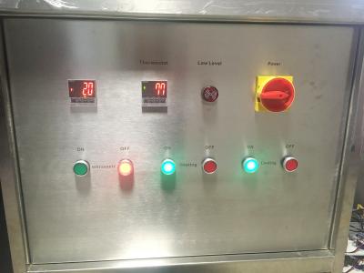 China a máquina 316L desengraxando ultrassônica com solvente recicla o sistema de refrigeração à venda