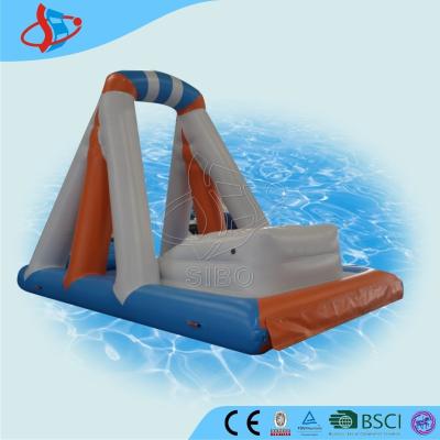 China jogos infláveis alaranjados azuis brancos dos esportes do PVC de 0.9mm, jogos da corrediça de água da certificação do UL à venda