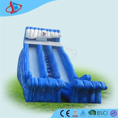 China A maneira dobro das corrediças infláveis dos esportes, jogos infláveis dos esportes do PVC de 0.9mm, caçoa a corrediça inflável à venda