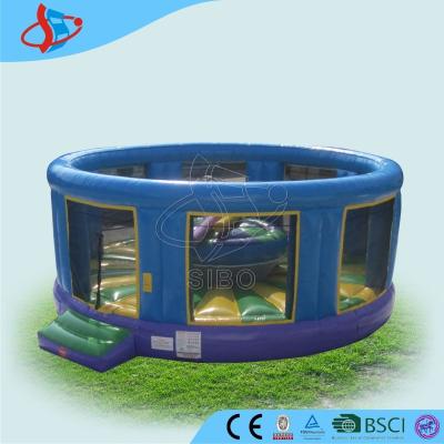 Cina Arena gonfiabile della girobussola dei giochi di sport della tela cerata del PVC del bene durevole 0.55mm blu-chiaro in vendita