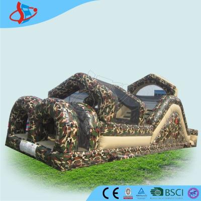 Cina Giochi gonfiabili di sport di corso di assalto militare del parco con l'aeratore, PVC di 0.5mm in vendita