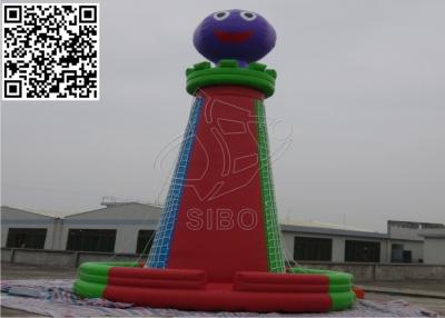 Cina Giochi gonfiabili di rinforzo variopinti di sport, parete gonfiabile netta rampicante della roccia della montagna in vendita