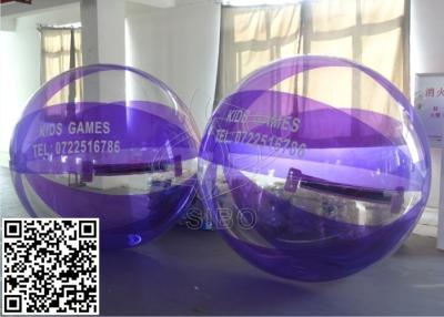 Cina Sfera di controllo gonfiabile porpora dell'acqua dei giochi di sport di divertimento per le ragazze in vendita