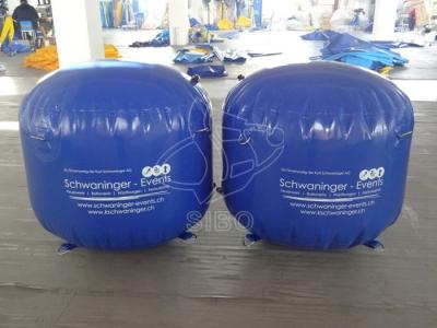 中国 青い運動場の 8d の 500l を掛ける膨脹可能なウォーター バッグは鳴ります 販売のため